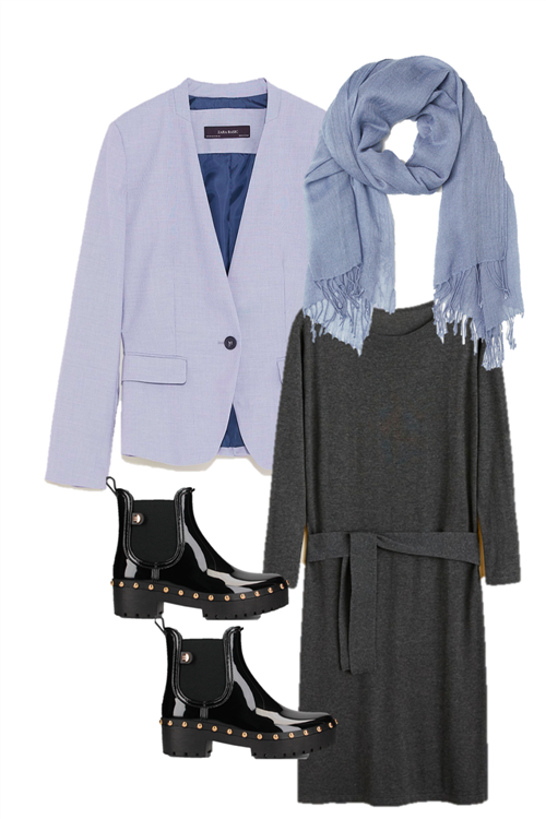 Colores que combinan con las prendas gris: reglas de estilo