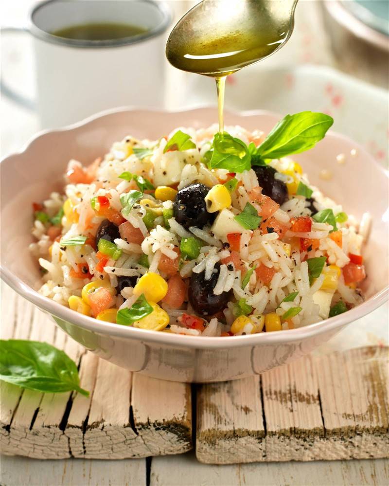 15 ensaladas de arroz originales y muy fáciles de hacer