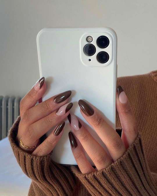 Uñas Marrones 15 Manicuras Elegantes Que Serán Tendencia En Otoño 2023