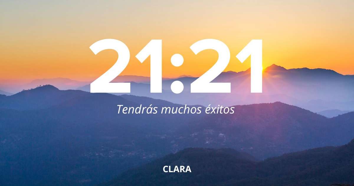 Hora espejo 21:21: ¿qué significa ver esta hora continuamente?