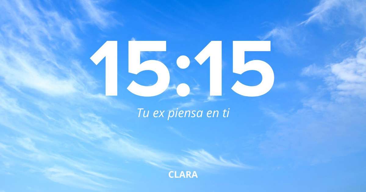 Hora espejo 15:15: ¿qué significa ver esta hora continuamente?