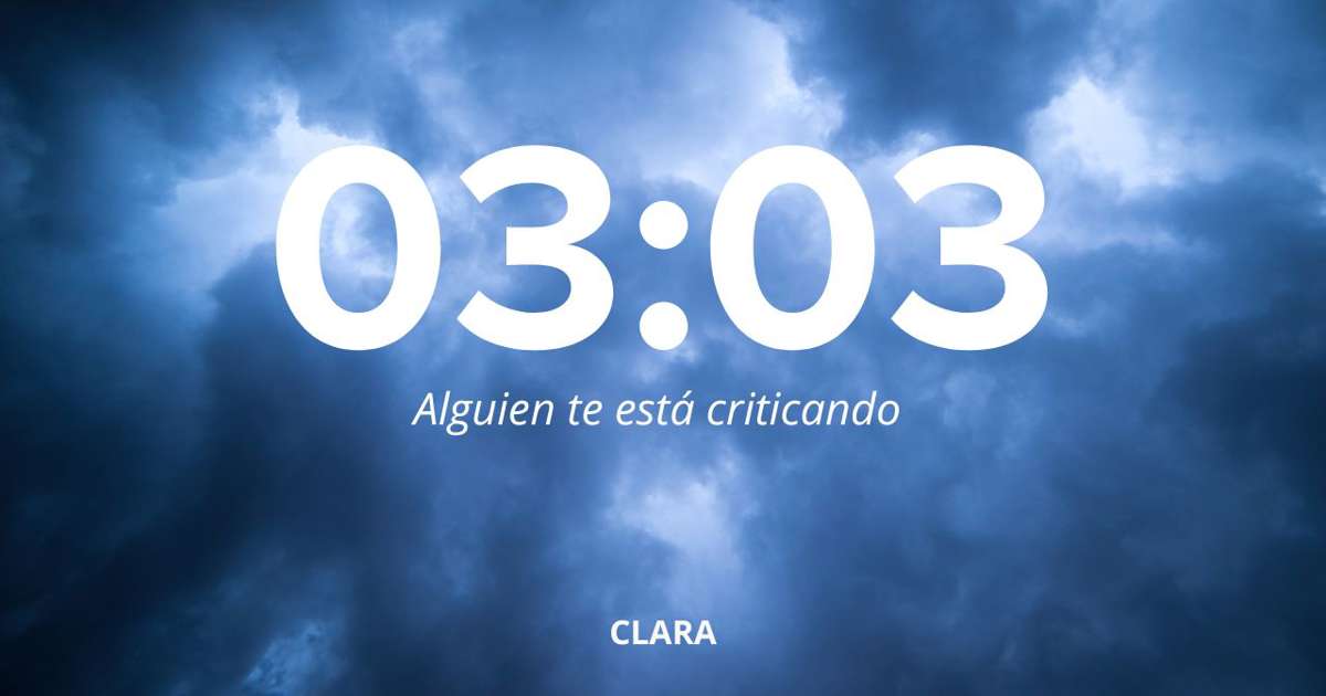 Hora espejo 03:03: ¿qué significa ver esta hora continuamente?
