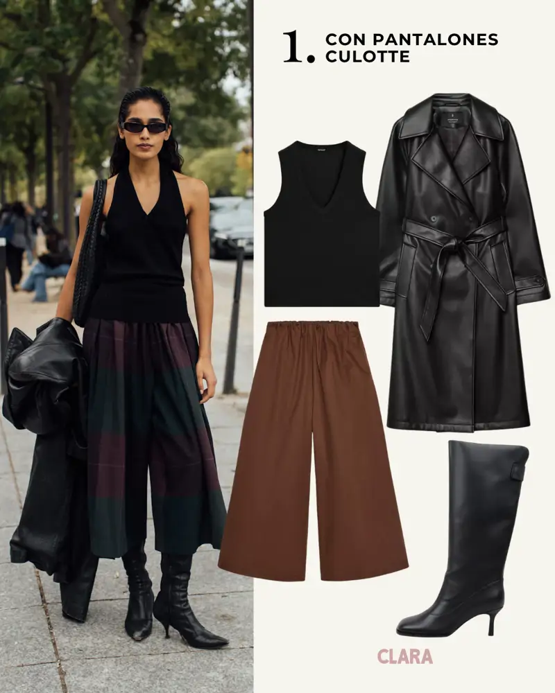 5 formas elegantes de llevar botas en otoño sin que acorten las piernas