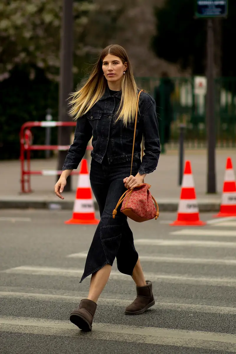15 looks con botines tipo UGG para ir cómoda, calentita y con estilo a ...
