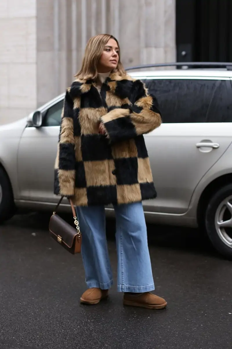 15 looks con botines tipo UGG para ir cómoda, calentita y con estilo a ...