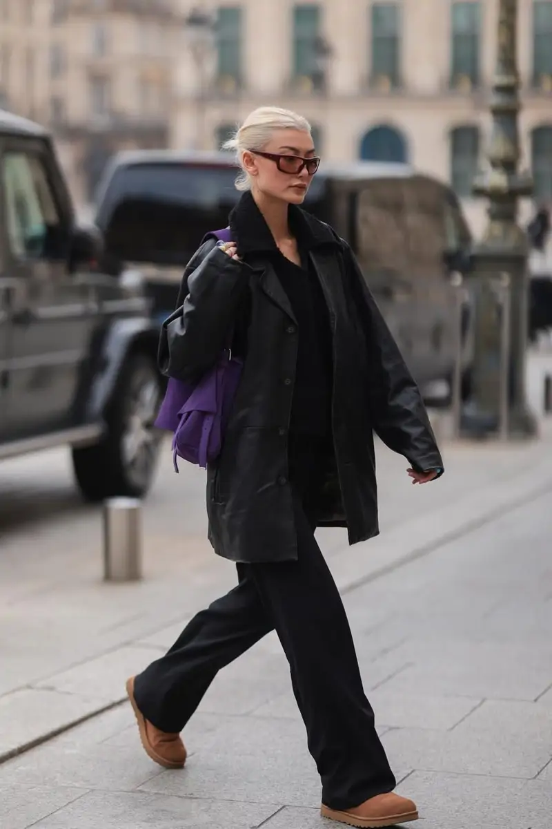 15 looks con botines tipo UGG para ir cómoda, calentita y con estilo a ...