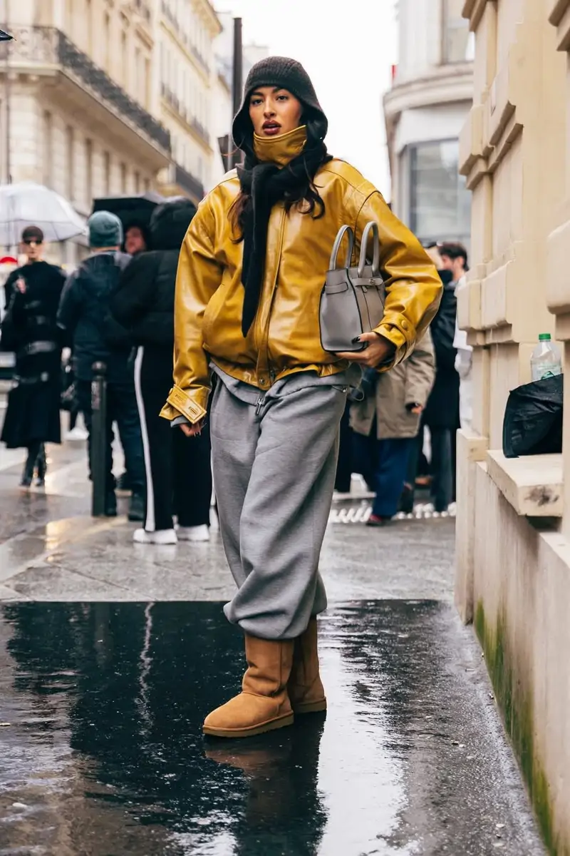 15 looks con botines tipo UGG para ir cómoda, calentita y con estilo a ...