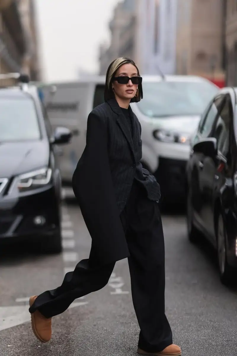 15 looks con botines tipo UGG para ir cómoda, calentita y con estilo a ...