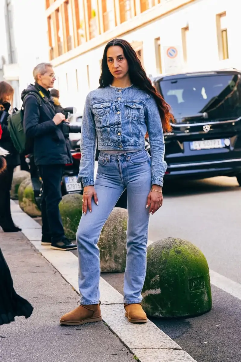 15 looks con botines tipo UGG para ir cómoda, calentita y con estilo a ...