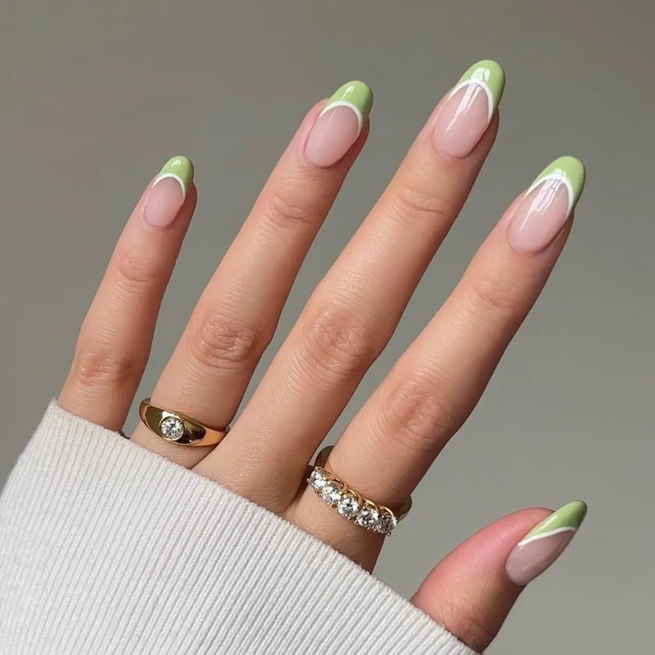 Uñas verde wasabi: 10 ideas elegantes y bonitas con el color más ...