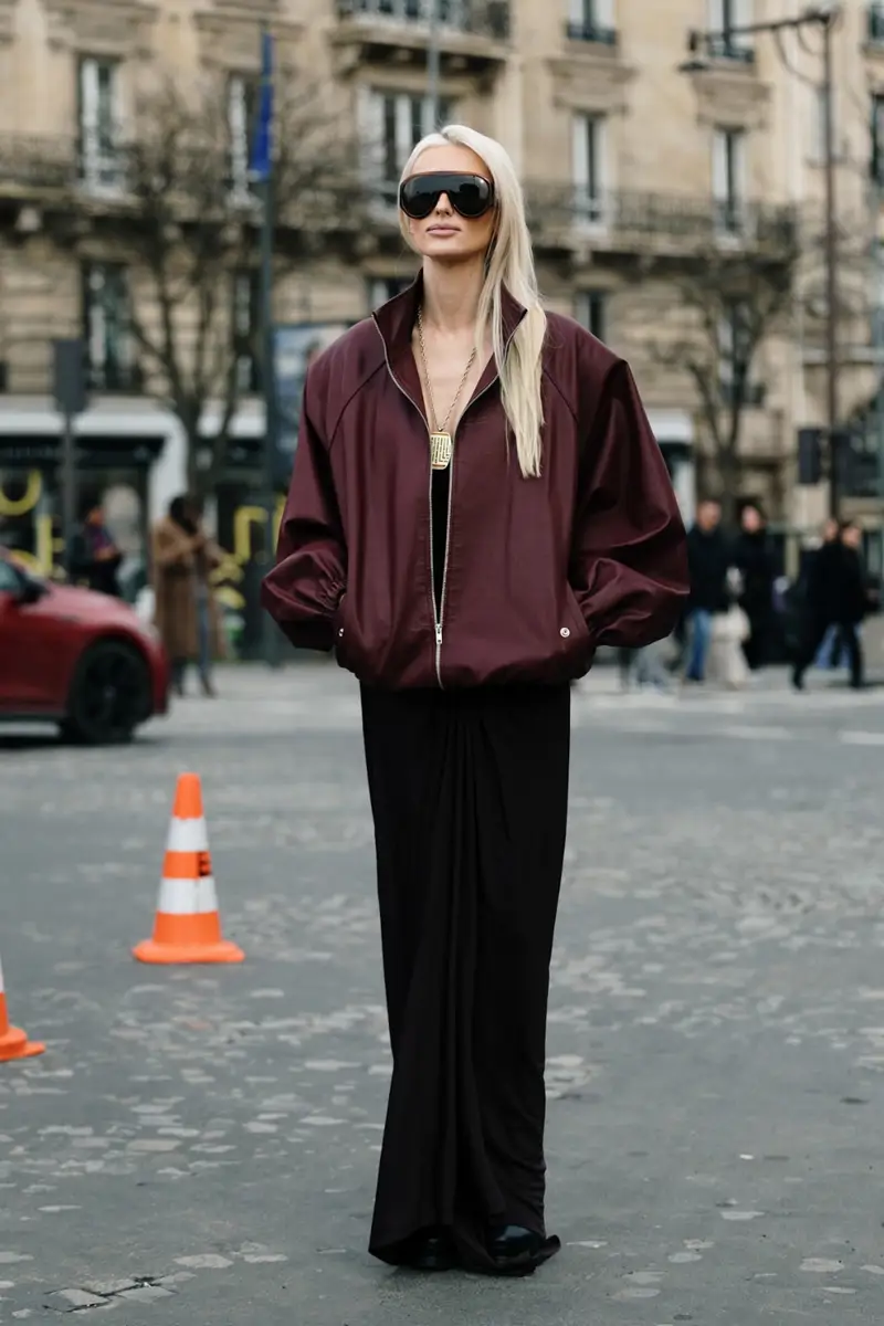 Cómo combinar una falda negra larga: 20 looks de inspiración y los ...