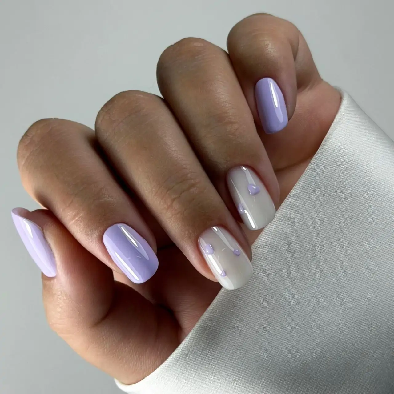 10 ideas de uñas blanco lechoso para lucir una manicura clarita y ...